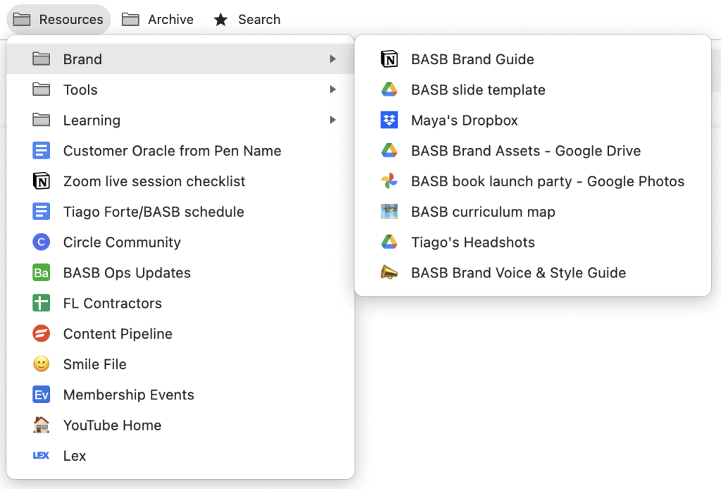 Organize Your Bookmarks with the PARA Method for Lightning Fast Web ...