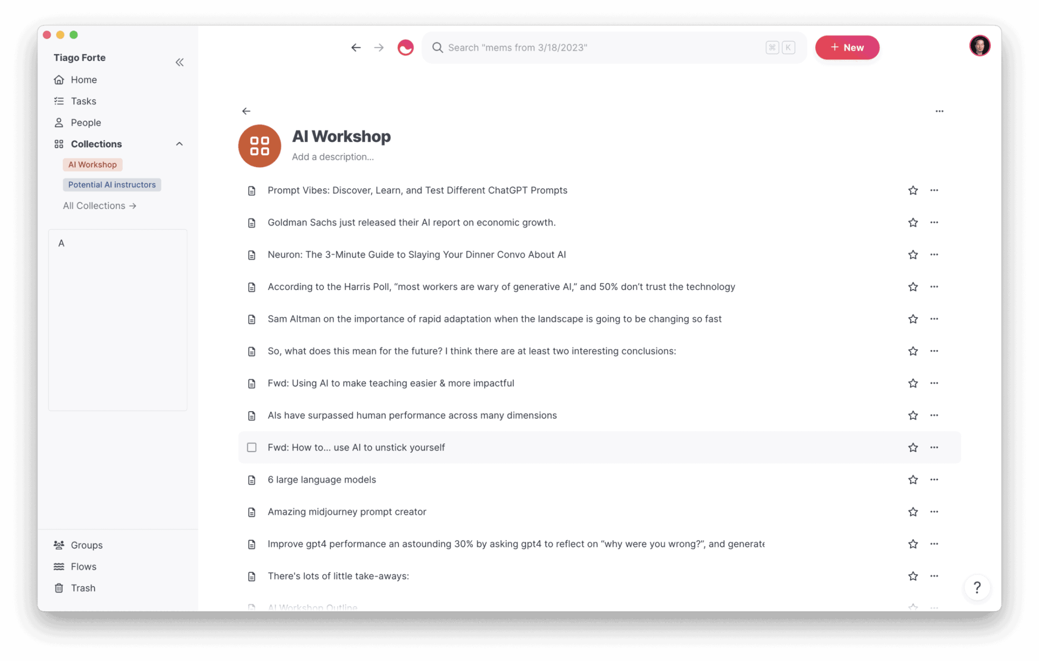 Test-Driving a New Generation of Second Brain Apps: Obsidian, Tana, and Mem